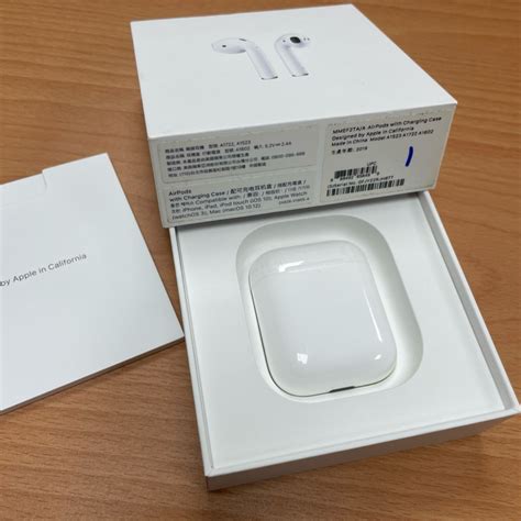 Airpods 1代 A1722 A1523第一代 Apple 藍芽耳機搭配有線充電盒 二手無保固 無線耳機 蘋果耳機 蝦皮購物