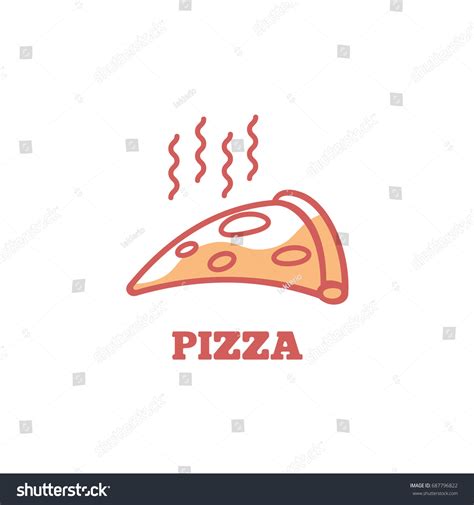 Pizza Logo Emblem Label 스톡 벡터로열티 프리 687796822 Shutterstock