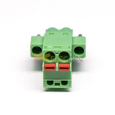 Pluggable Pcb Terminal Block Straight Solder Type Spring Terminal