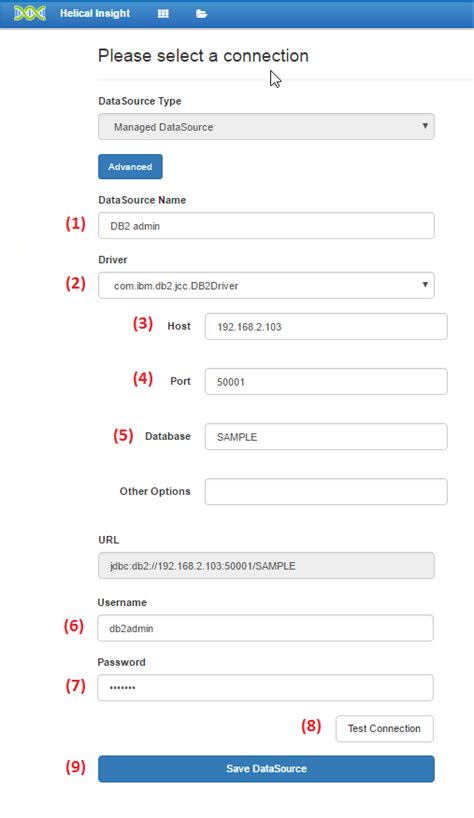 Connect Ibm Database 2 With Helical Insight Helical Insight