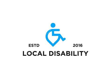Premium Vector Disability Local Logo Design Vector Illustration