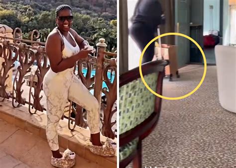 Money Or Make Up Mamkhizes Bag Has Fans Guessing Watch