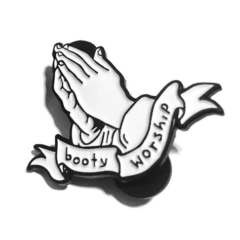 Booty Worship Enamel Pin Butts Lapel Pin Etsy