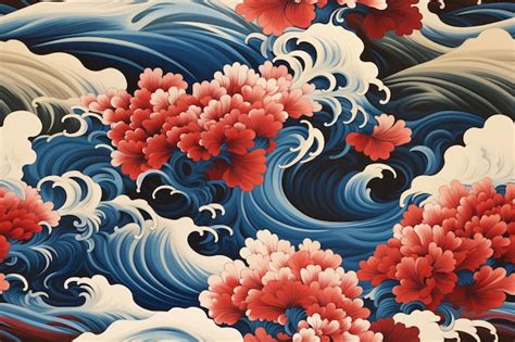 Premium Ai Image Classical Pattern Retro Style Texture Pattern