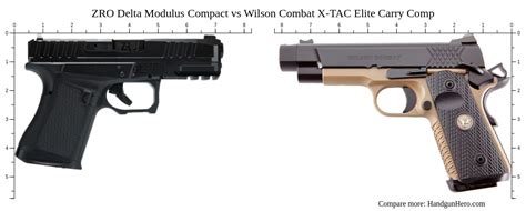 Zro Delta Modulus Compact Vs Wilson Combat X Tac Elite Carry Comp Size