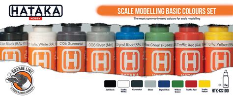 Htk Cs Scale Modelling Basic Colours Set Hataka Hobby