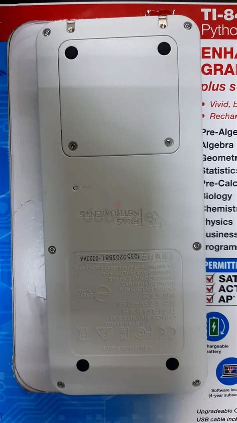 Texas Instruments Calculator Ti 84 Plus Ce Python Metallic Teal Dubizzle