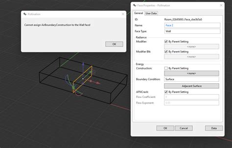Cannot Assign Airboundaryconstruction To The Wall Face Rhino Plugin