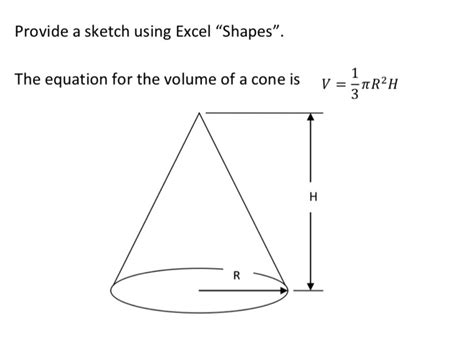 Solved Homework Assignment Radius Of A Cone Chegg Com