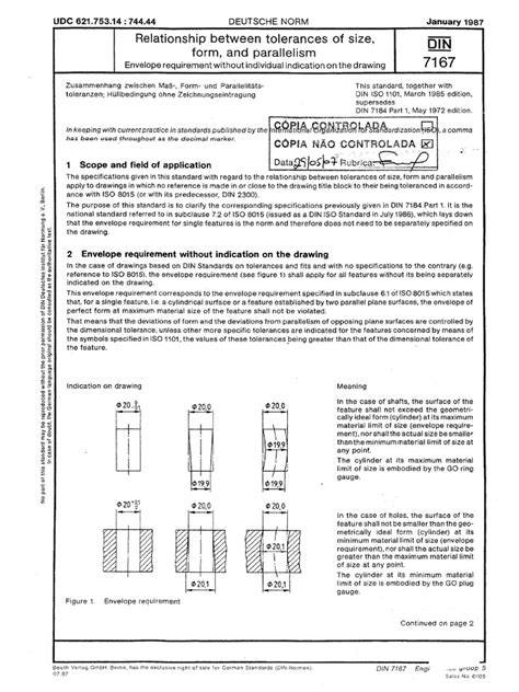 Din 7167 | PDF