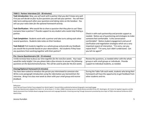 Task Based Instruction Task Teach Task Lesson Plan Template Pdf