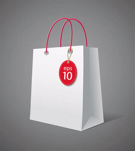 Color Paper Shopping Bags Design Vector Free Vector In Encapsulated