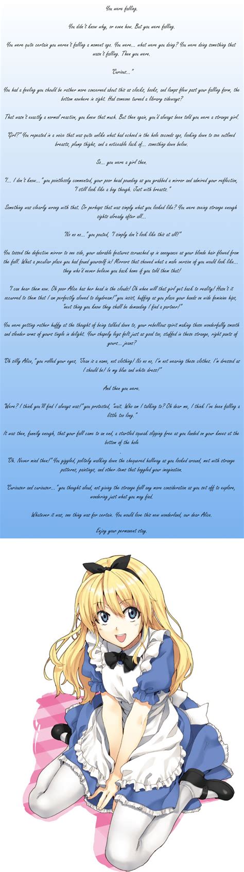 A Wonderful Fall Alice Tg Caption By Thetgscourge On Deviantart