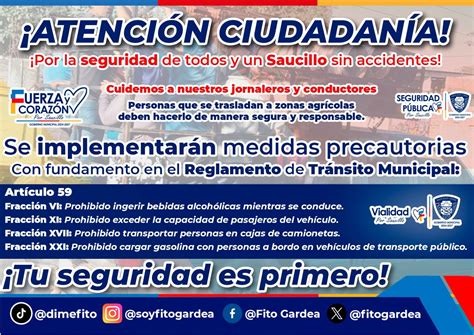 Anuncia Fito Gardea Medidas De Prevención Para Evitar Accidentes En Traslados Agrícolas Alex