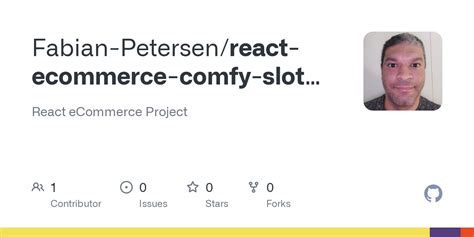 Github Fabian Petersen React Ecommerce Comfy Sloth Main React