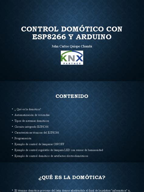 Domótica Con Esp8266 Y Arduino Jae 2019 Pdf Automatización Del