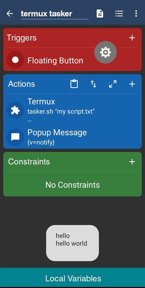 Stdout Not Working With Tasker Issue 80 Termux Termux Tasker GitHub