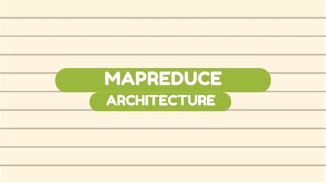 Big Data Analytics Tutorial 6 MapReduce Architecture YouTube