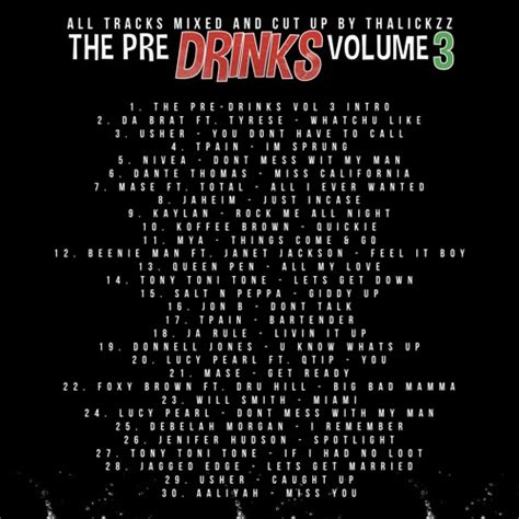 Stream Demo The Pre Drinks Vol 3 Now Available Via Instagram Dm Or Email By Its Thalickzz