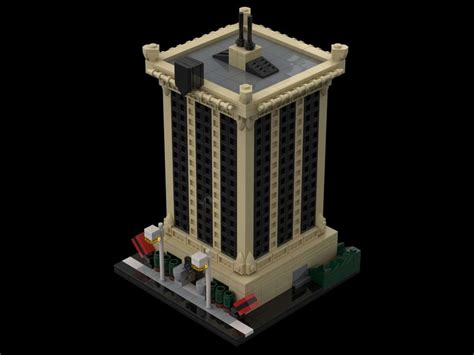 Lego Moc Modular Office Building 08 By Meregt Rebrickable Build