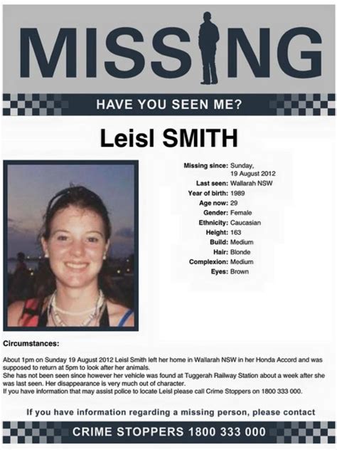Missing Woman Leisl Smith Mum Hopes For Answers After Cold Case Murder Charge Daily Telegraph