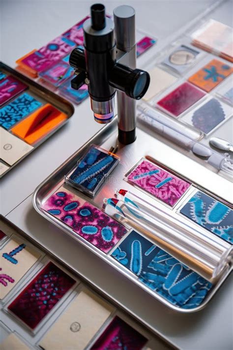 Compact Product Microscope With Clear View Of Slide Samples And