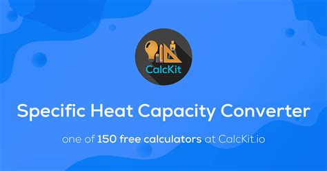 Specific Heat Capacity Converter