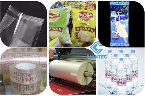 Polypropylene OPP Film Plastic Material BOPP Packaging Label Heat