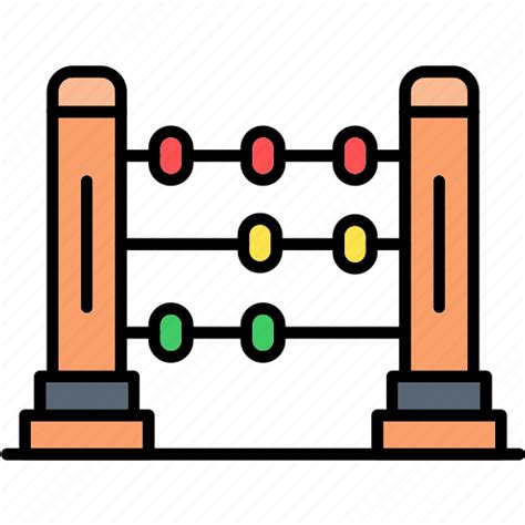 Abacus Accounting Calculator Education Math School Counting Icon