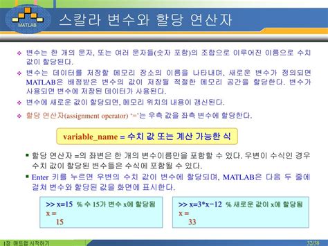 Ppt Matlab 개요와 응용 1 장 Matlab 시작하기 Powerpoint Presentation Id5331585