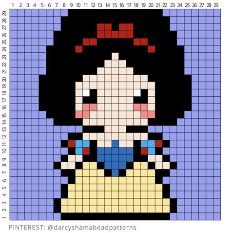 Snow White Cross Stitch Pattern