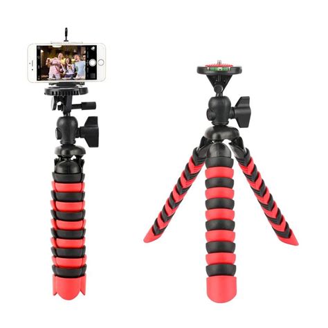 Tairoad Trépied Flexible Mini Tablette Compacte Support Trépied de Voyage Pieds Pliables