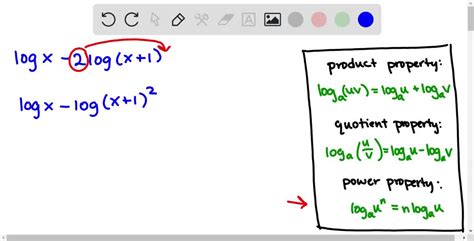 Solvedin Exercises 67 84 Condense The Expression To The Logarithm