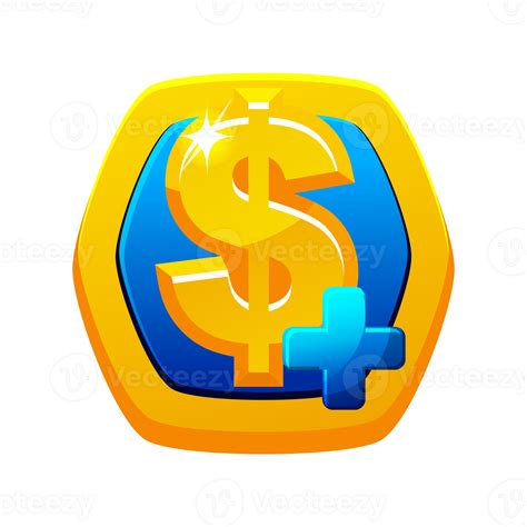 Dollar Icon For Game Ui Gold Pay Button 33229634 Png