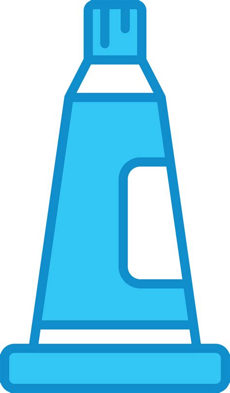 Toothpaste Line Filled Blue 9775906 Vector Art At Vecteezy