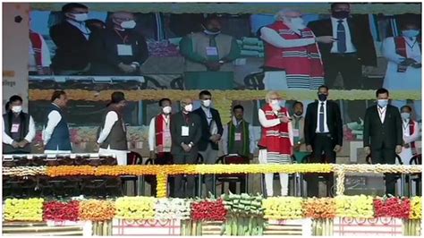 Photos Pm Modi Ted Crores Of Projects To Assam West Bengal See