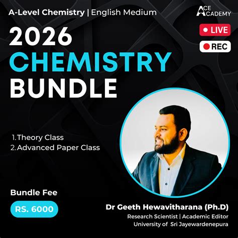 Chemistry Theory Paper Bundle March Ace Academy