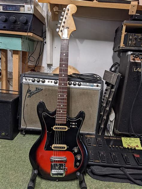 Fujigen Stratotelecaster Fin 60s Red Sunburst Reverb
