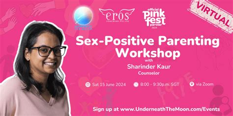 Event Virtual Sex Positive Parenting Workshop Honeycombers Singapore