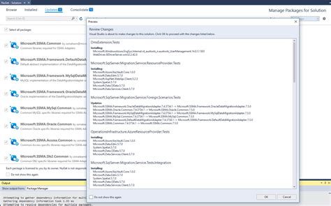Update Packages At Solution Updates Installs For All The Projects Issue NuGet Home