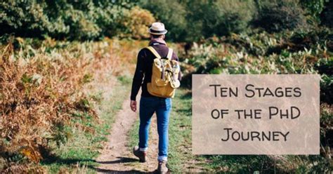 10 Stages Of The PhD Journey Advice From Many Experts Writing Clear