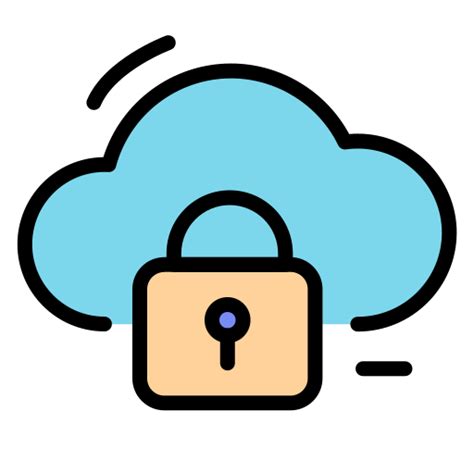 Seguridad En La Nube Iconos Gratis De Tecnología