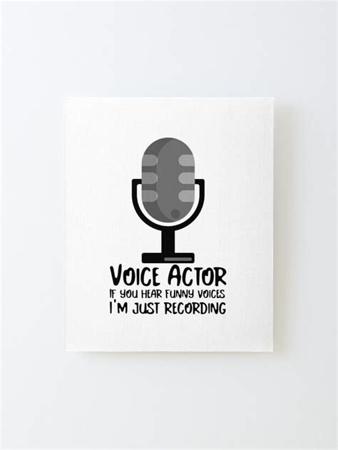 Voice Over Artist Funny Voices Lighter Version Mounted Print For Sale