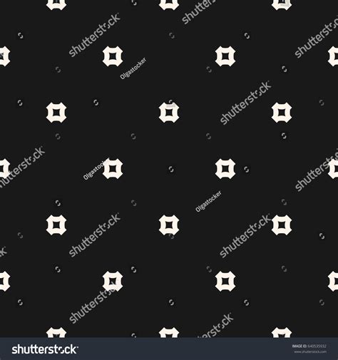Minimalist Seamless Pattern Simple Geometric Vector Stock Vector Royalty Free 640535932