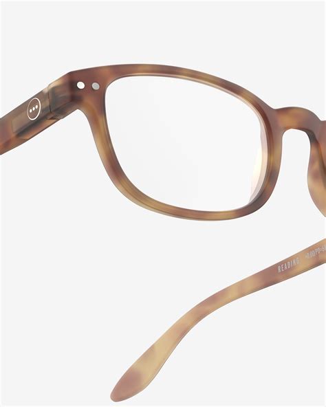 B Havane Trendy Rectangular Brown Glasses Izipizi