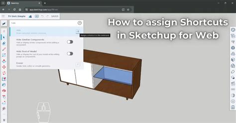 Empower Shortcut Assignments In Sketchup For Web Supercharge Workflow