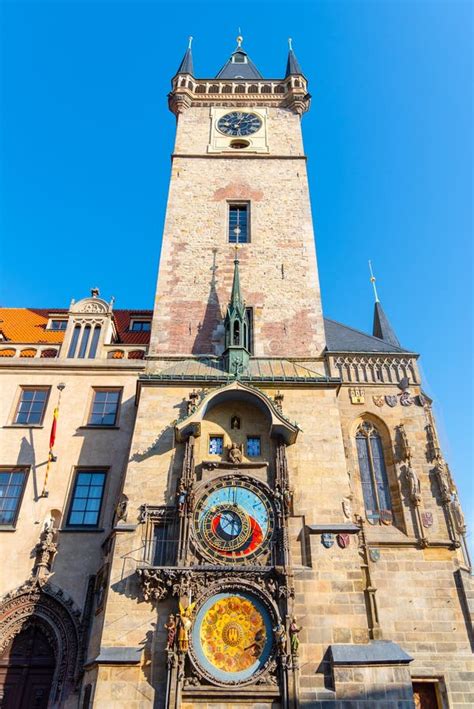 Detail Of Prague Astronomical Clock Orloj At Old Town Square Prague