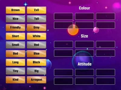 Adjective Order Teaching Resources