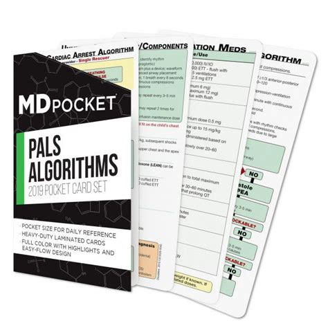 Pals Card Set 2019 Pals Algorithm Reference Cards Card Set