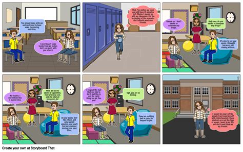 Peer Pressure Comic Strip Storyboard By 11f5fcdd